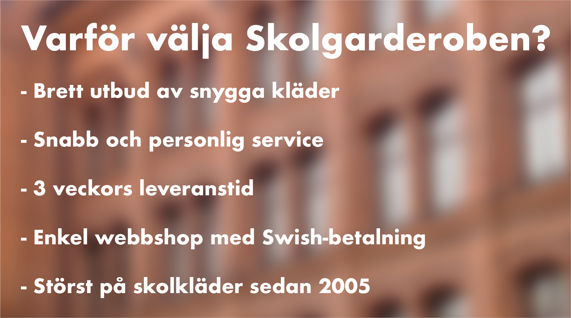 Så går det till - Gymnasium - SKOLGARDEROBEN SVERIGE AB